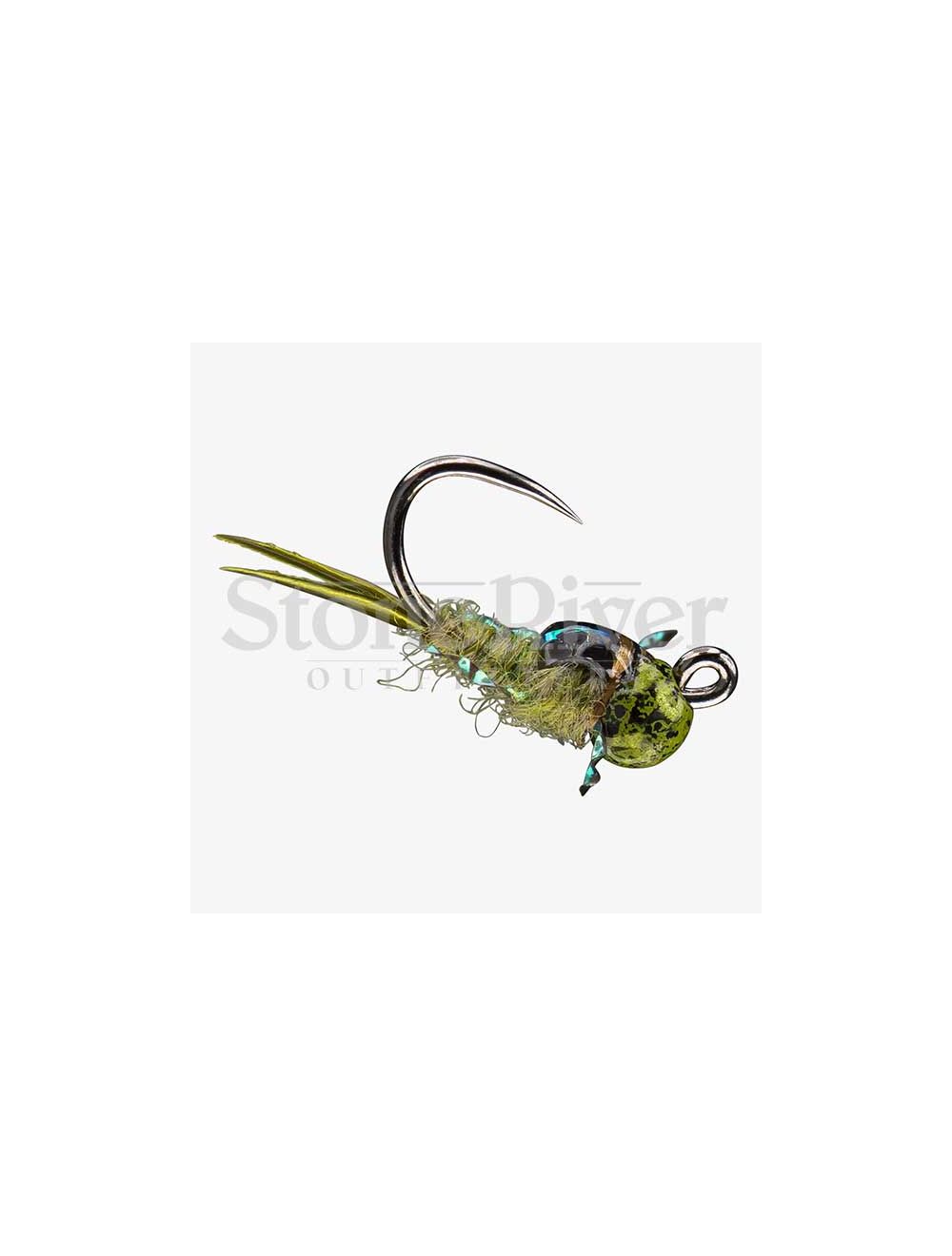 Tungsten Bug Nugget (Olive)