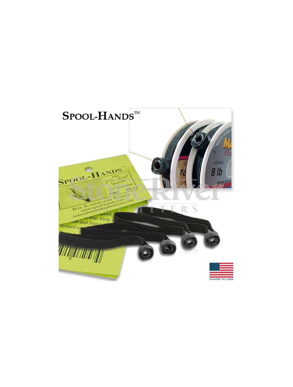 Spool-Hands Tippet Retainers (4-pack)